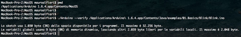 Arduino Ide 164 Disponibile Mauro Alfieri Elettronica Robotic