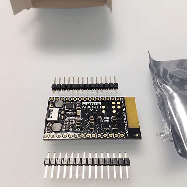 CurieNano Unboxing - Mauro Alfieri Wearable Domotica Robotica