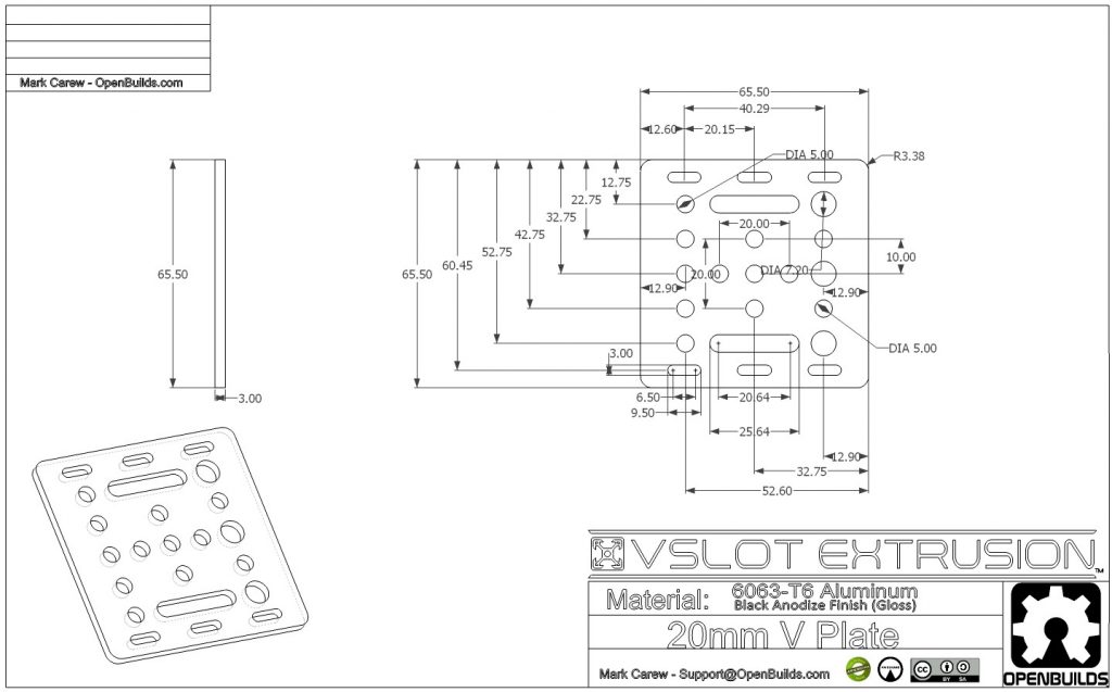 Openbuilds gantry plate delta print - Mauro Alfieri Delta 3D