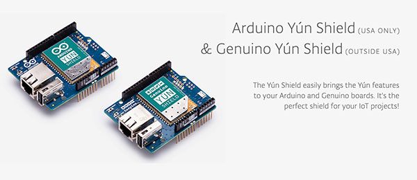 Arduino e Genuino Yún Shield - Mauro Alfieri Wearable Domotica Robotica Arduino e Genuino Yún Shield - Mauro Alfieri Wearable Domotica Robotica
