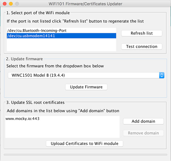 MKR1000 Certificati SSL - Mauro Alfieri IoT MKR1000 SSL Elettronica