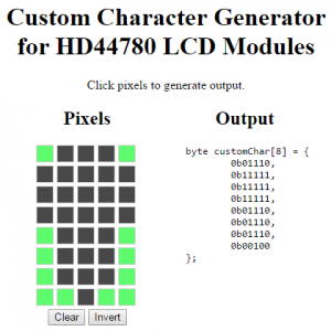 Custom Character Generator - Mauro Alfieri Wearable Domotica Robotica ...