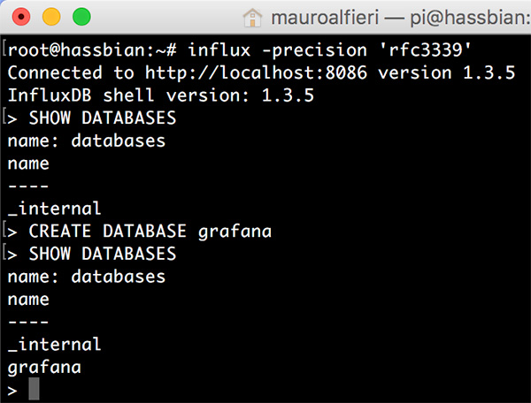 InfluxDB grafana - Mauro Alfieri Wearable Domotica Robotica Elettronica InfluxDB grafana - Mauro Alfieri Wearable Domotica Robotica Elettronica
