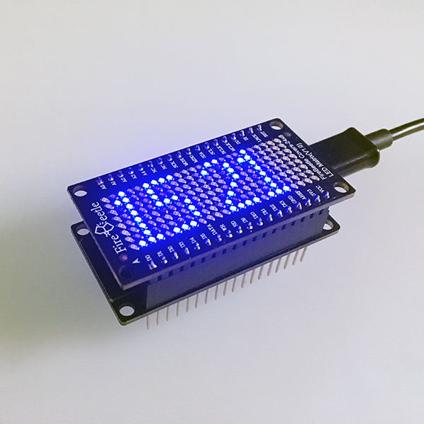 Firebeetle Led 24×8 Ntp Client Clock Mauro Alfieri Wearable Domotica Robotica