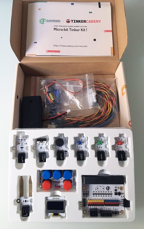 Tinker Kit MicroBit - Mauro Alfieri Wearable Domotica Robotica