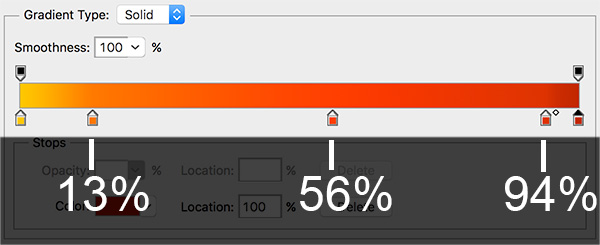 FastLed library palette - Mauro Alfieri Wearable Domotica Robotica