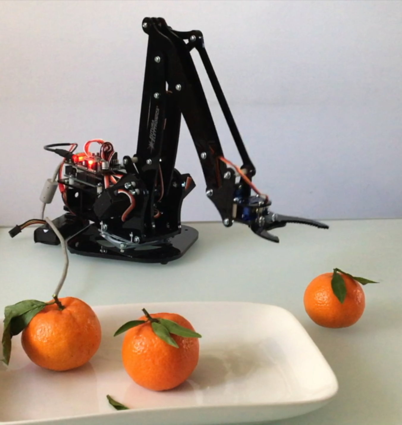 Posizionamento braccio robot - Mauro Alfieri Wearable Domotica Robotica