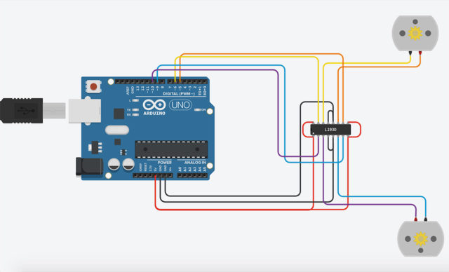 Tinkercad Arduino E Motorini Mauro Alfieri Wearable Domotica Robotica Elettronica
