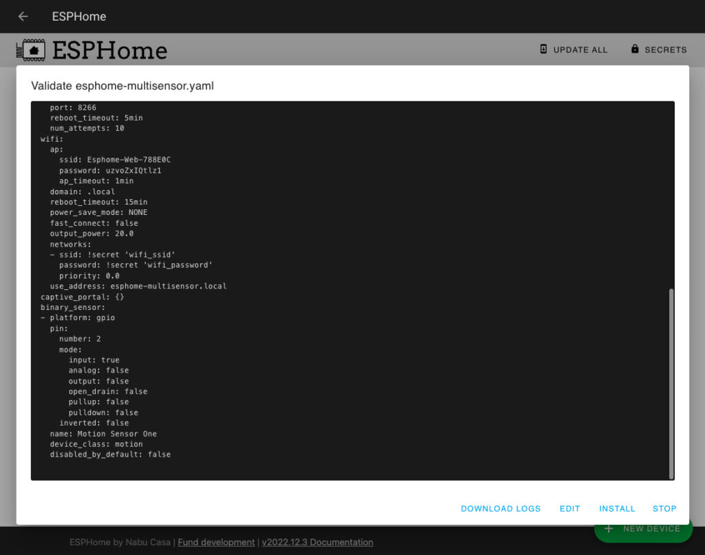 ESPHome Home Assistant pir sensor - Mauro Alfieri Domotica