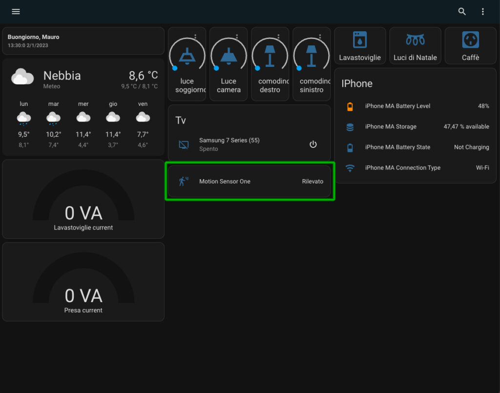 ESPHome Home Assistant pir sensor - Mauro Alfieri Domotica
