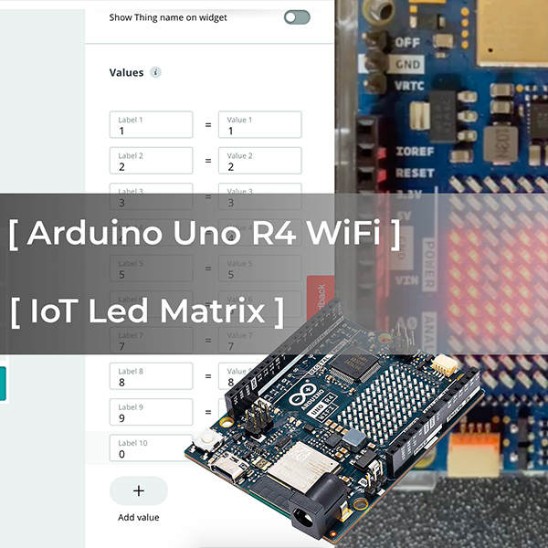 Arduino Uno R4 Wifi Iot Matrix Mauro Alfieri Wearable Domotica Robotica